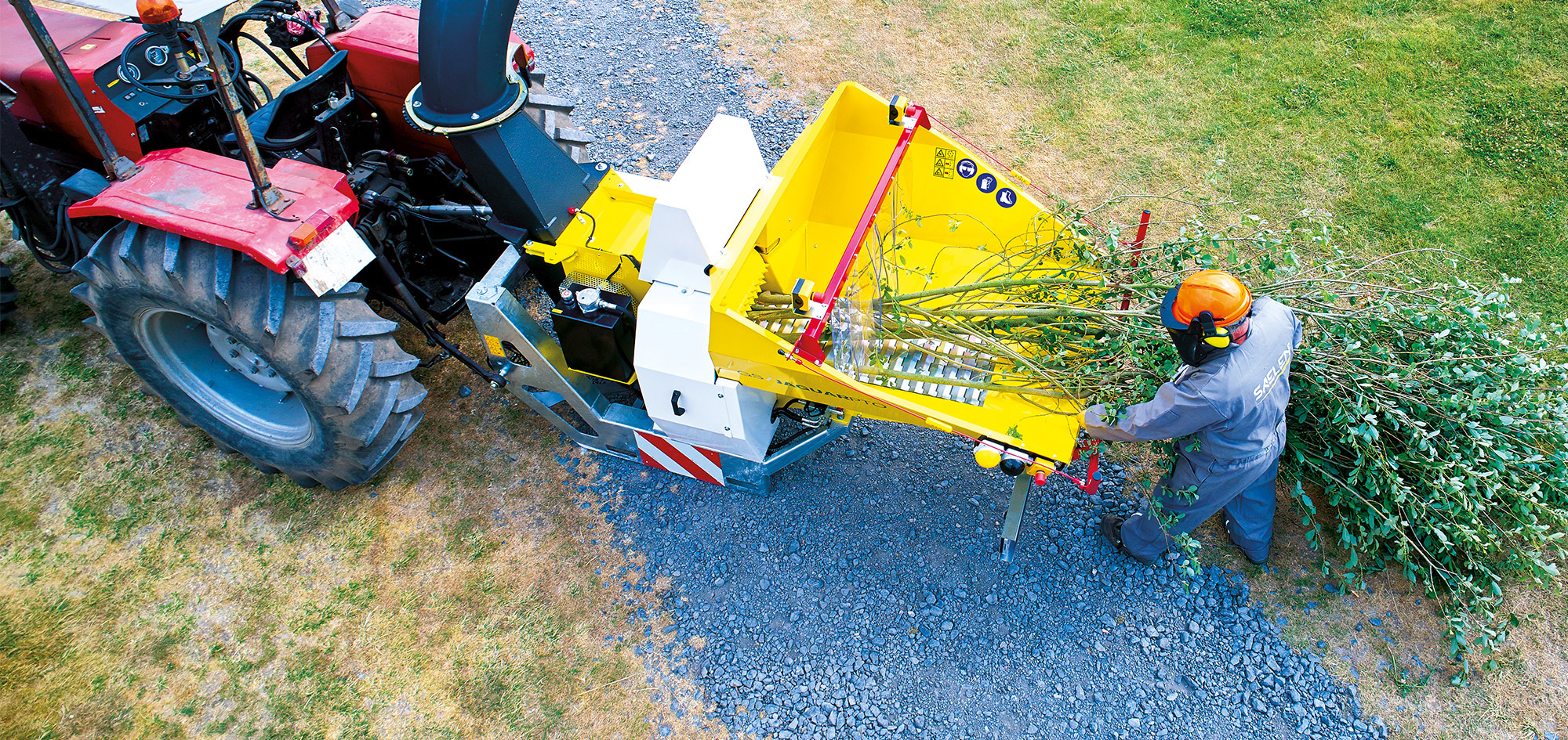 OUR TS INDUSTRIE MACHINES ALSO EXIST WITH POWER TAKE-OFF